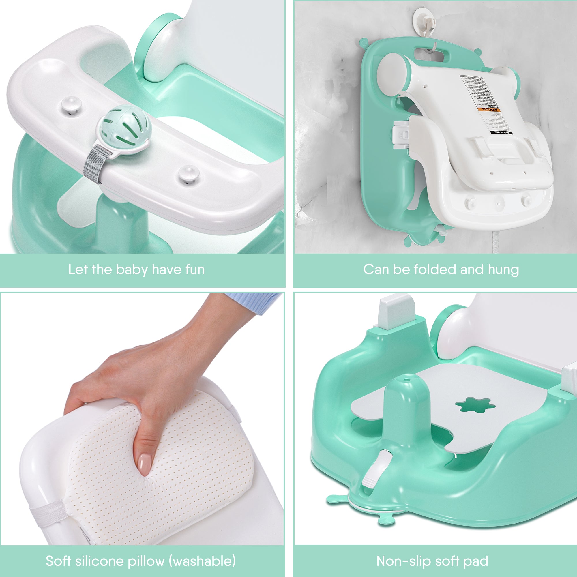 BabyBond Bath Seat for Sit-Up Baby Bathing