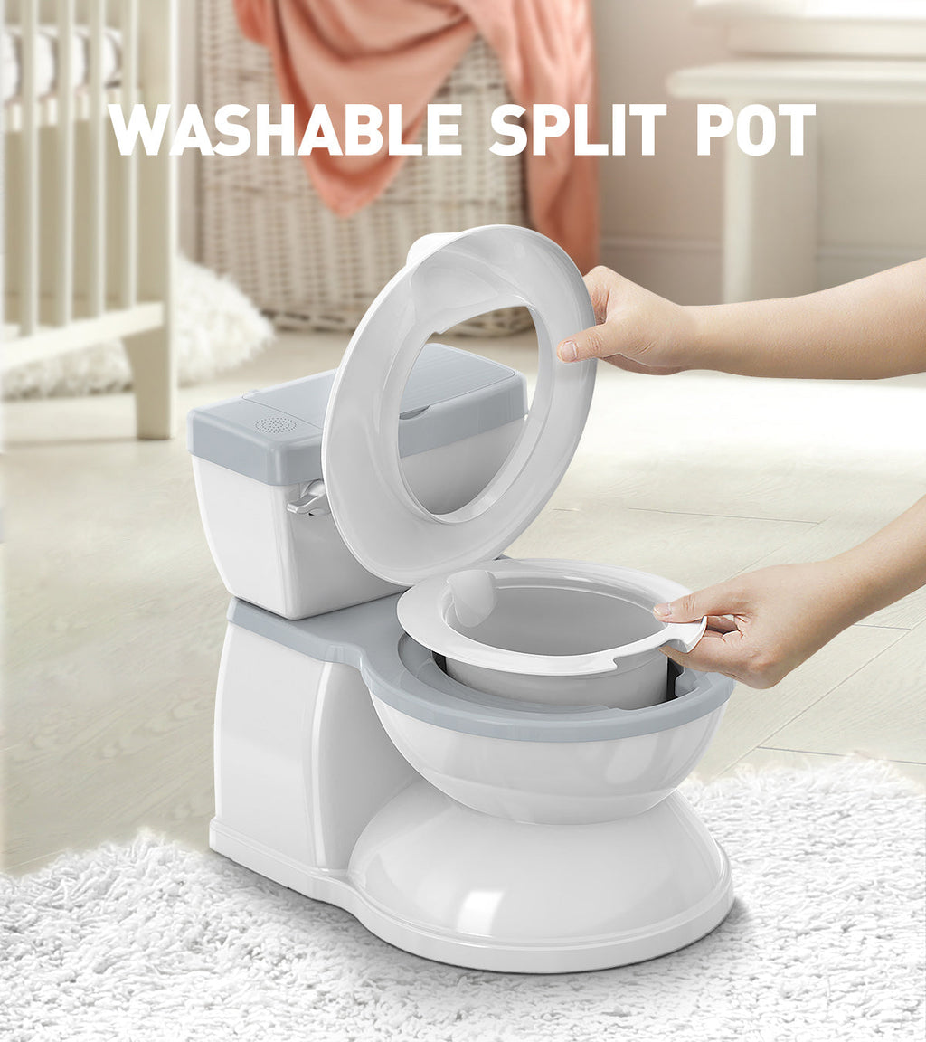 BabyBond Baby Potty Training Toilet with Realistic Flushing Sound